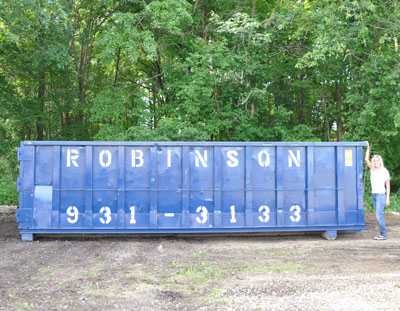 20 Yard Roll Off Container - Cherry Hill Dumpster Rental